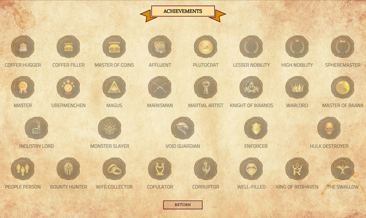 Achievements - MoR-Wiki